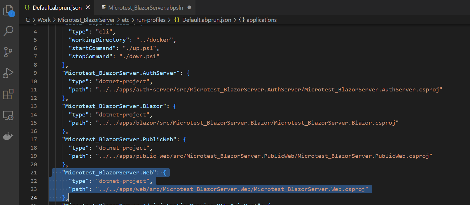 ABP Studio : Open and Run Existing Microservice template Solution #6441 | Support | ABP.IO